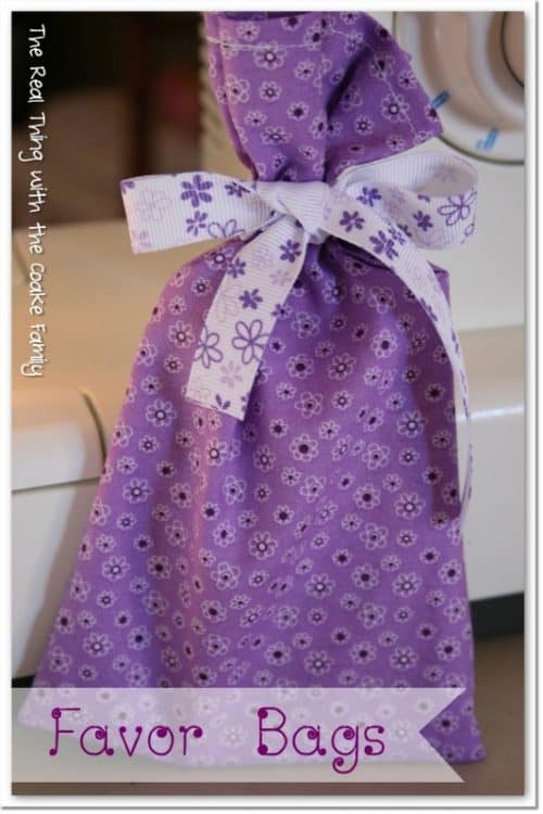 Felicity American Girl Party ~ Party Favor Bags {Tutorial}