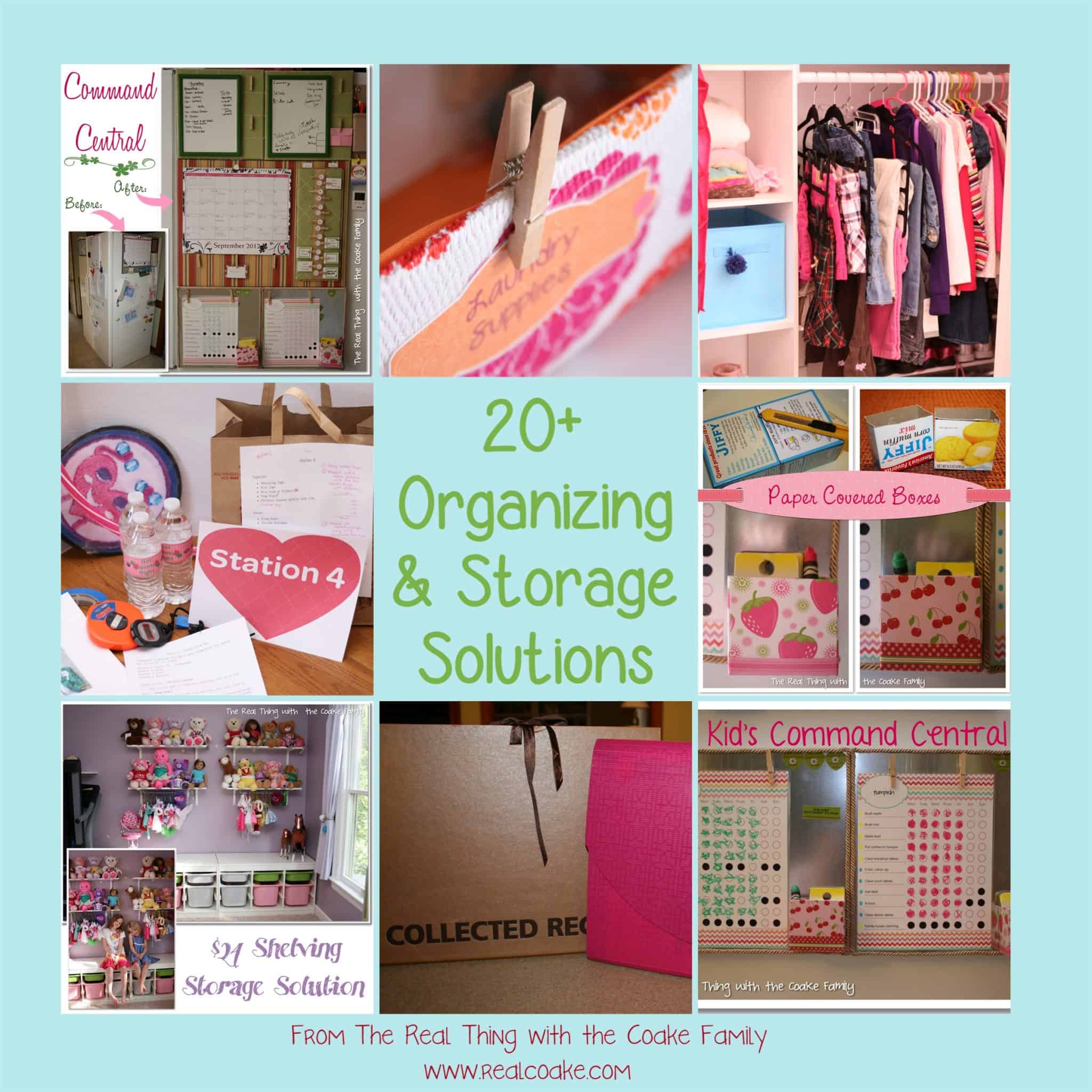 20+ Organizing Ideas and Storage Solutions