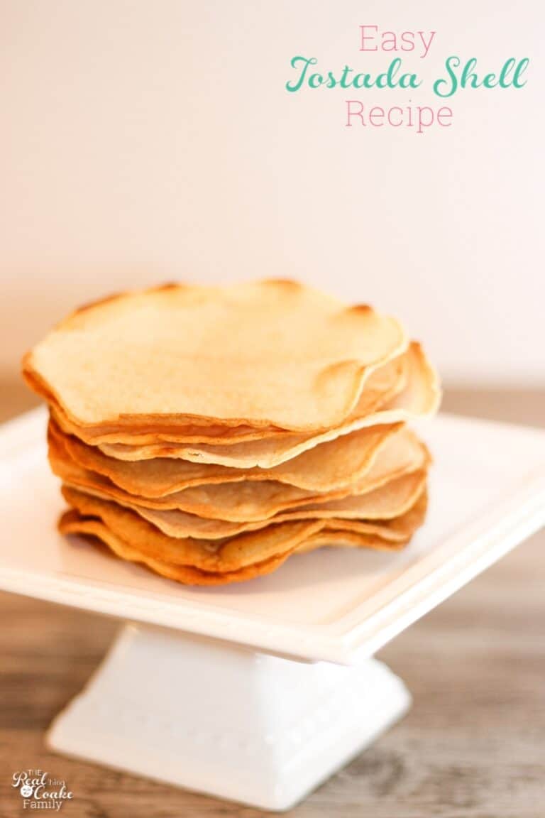 Easy recipe ~ How to Make Tostada Shells from Corn Tortillas