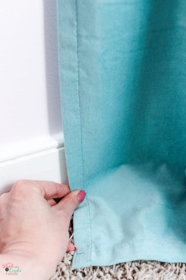 How to Hem Curtains Really Fast - 15 minutes or less