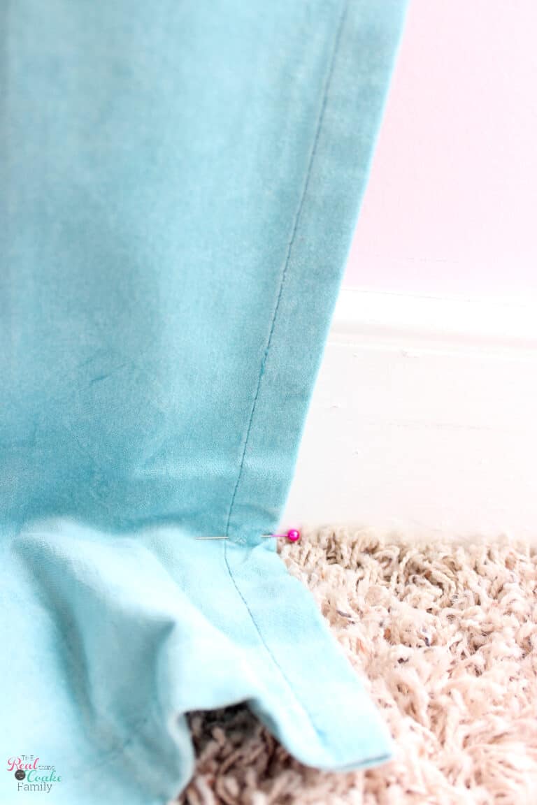 How to Hem Curtains Really Fast - 15 minutes or less