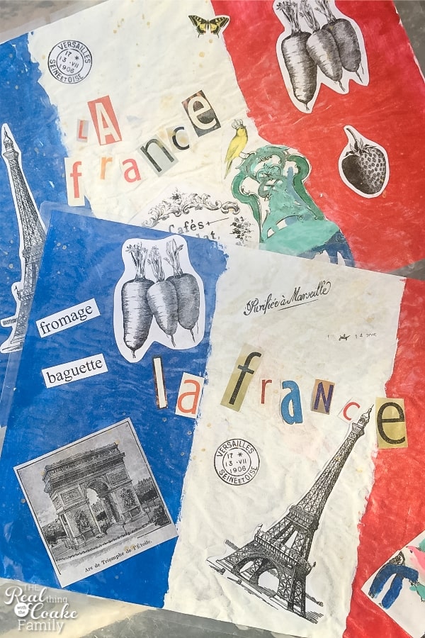 Bastille Day (or 4th of July) Craft