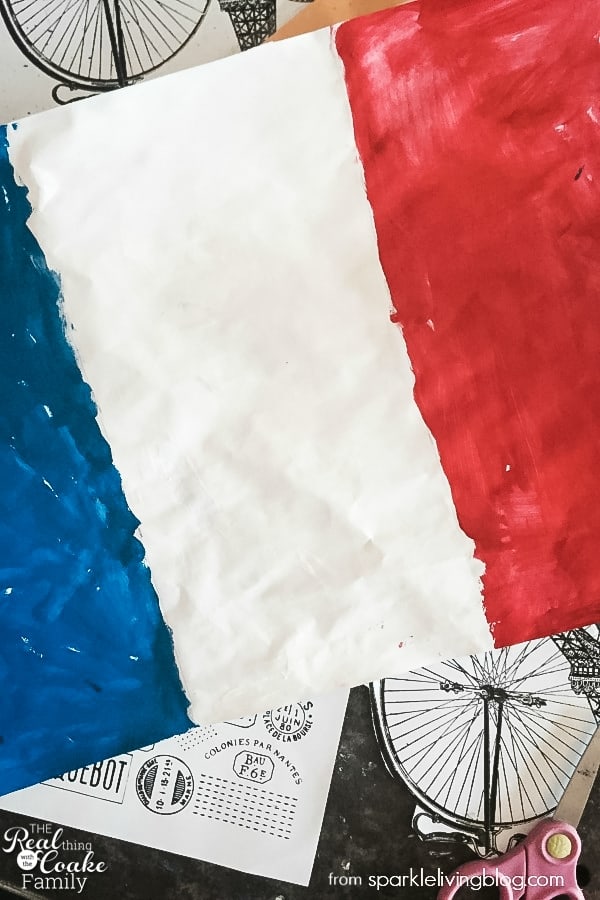 Bastille Day (or 4th of July) Craft