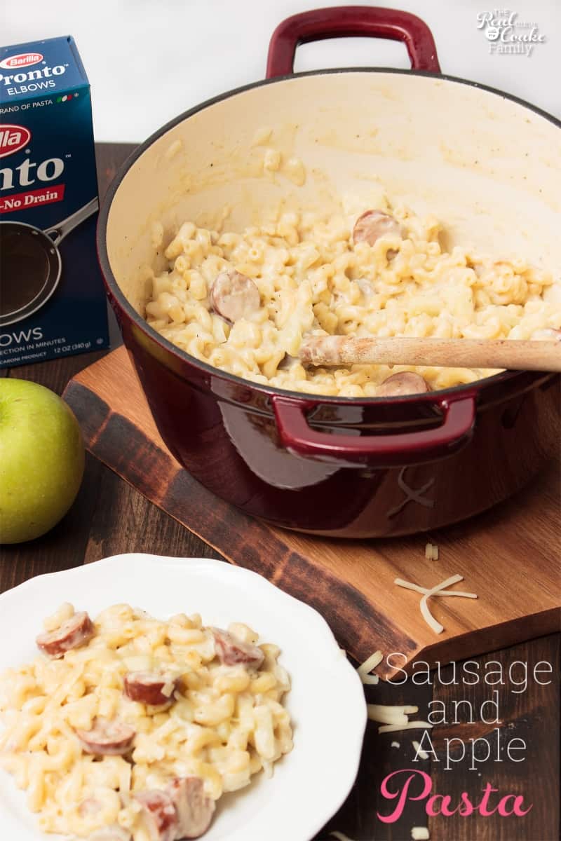 One Pot Sausage and Apple Pasta Dinner Recipe