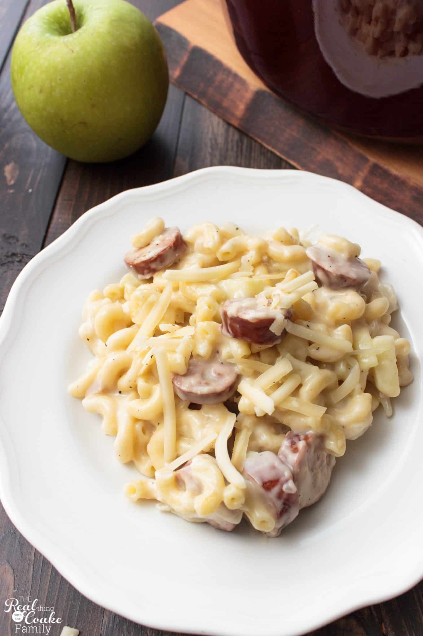 One Pot Sausage and Apple Pasta Dinner Recipe
