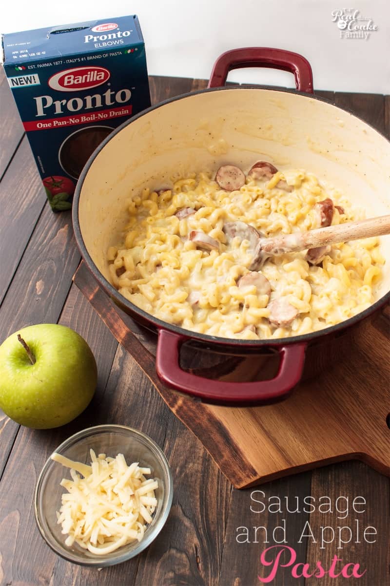 One Pot Sausage and Apple Pasta Dinner Recipe