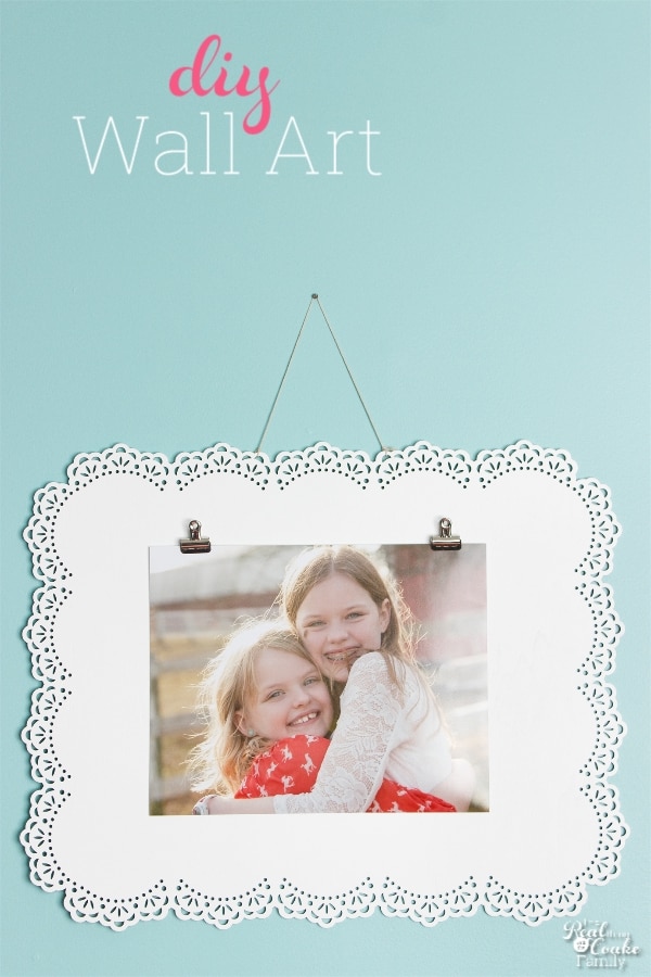 Simple to Make Photo Frame DIY Wall Art