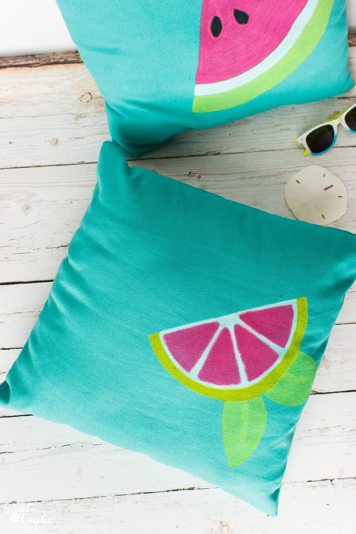 Simple, Bright, and Fun Summer Decorating Pillows