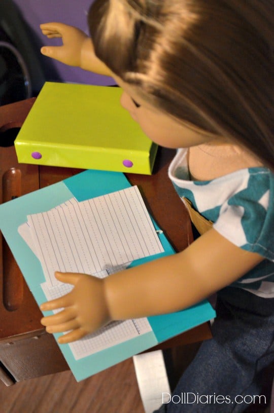 Over 20 Fun Amerian Girl Doll Back to School Crafts