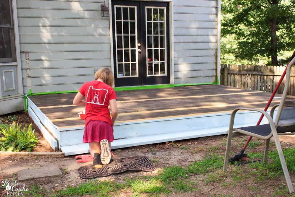 Family Project ~ DIY Deck Restore of a Small Deck– Part 3`