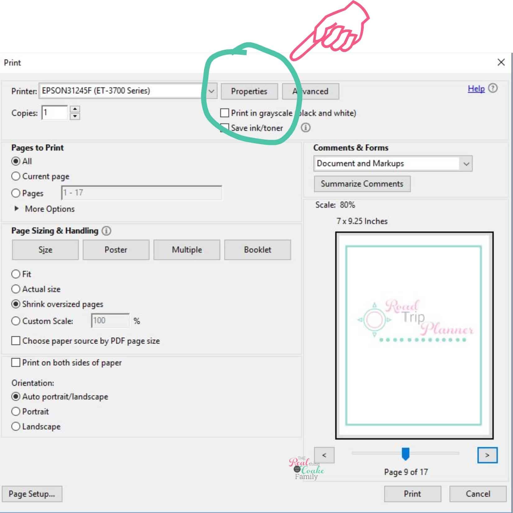 How to Print Planner Pages to Fit Your Planner - Real Creative Real ...