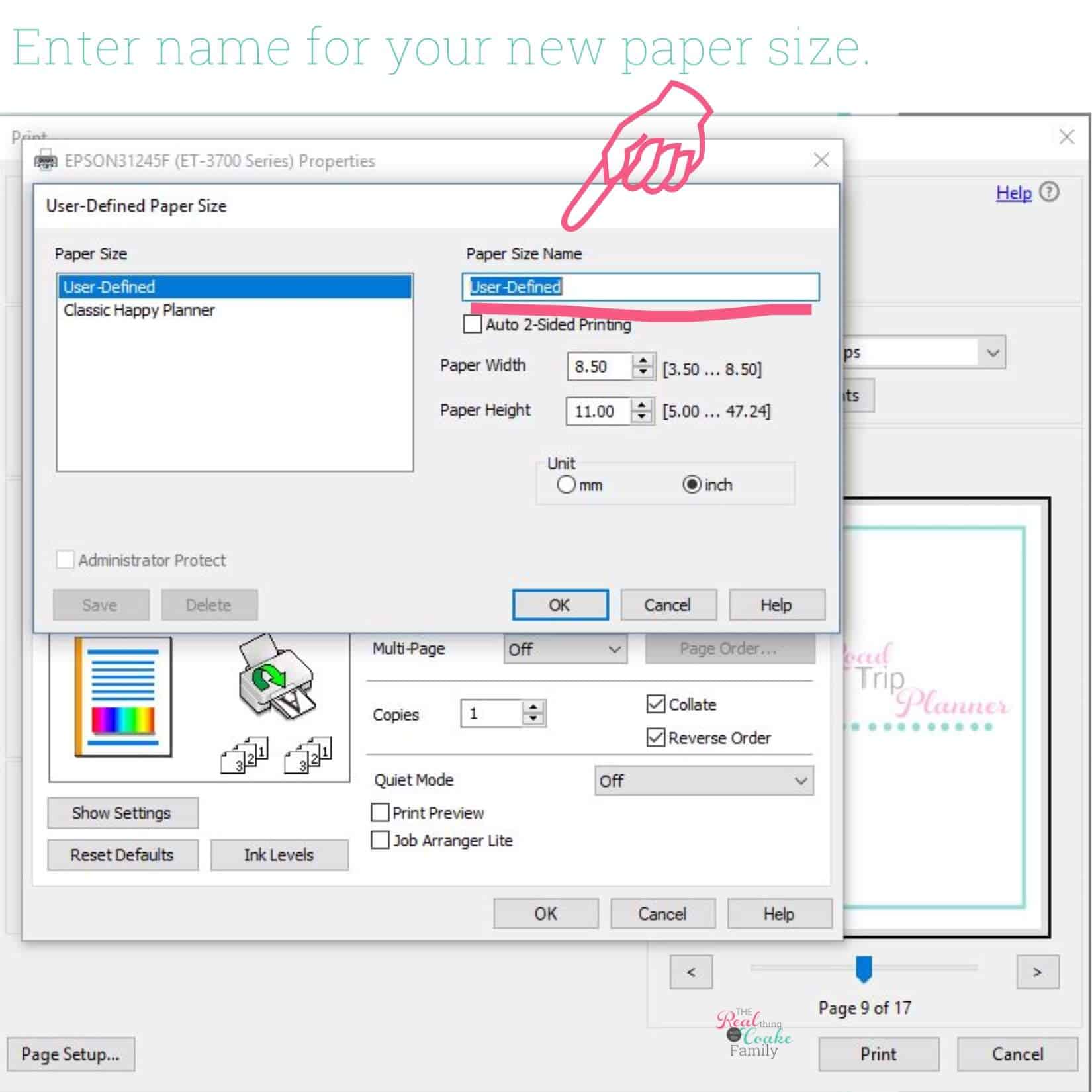 How to Print Planner Pages to Fit Your Planner - Real Creative Real ...