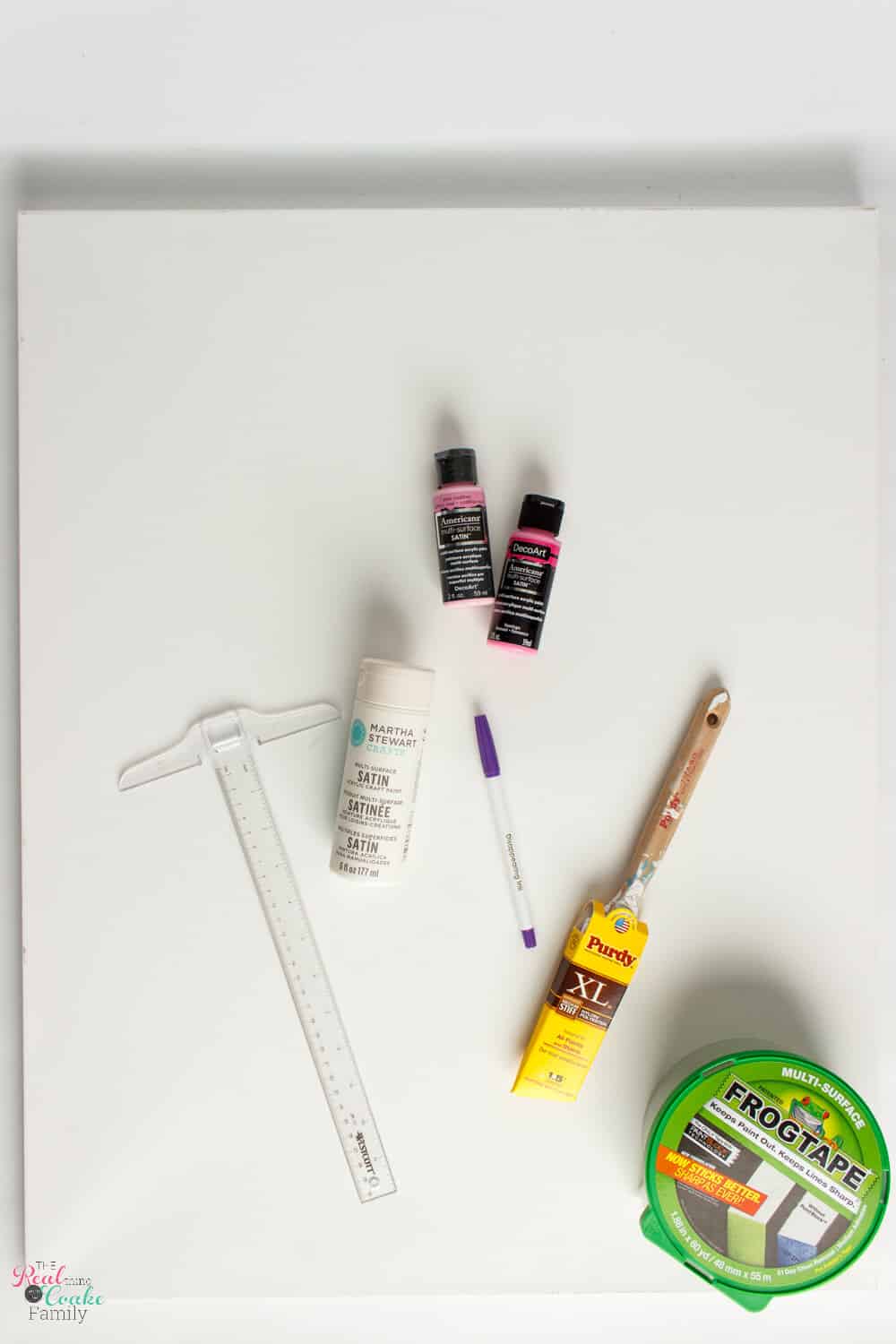 How to Paint Gingham - Real Creative Real Organized