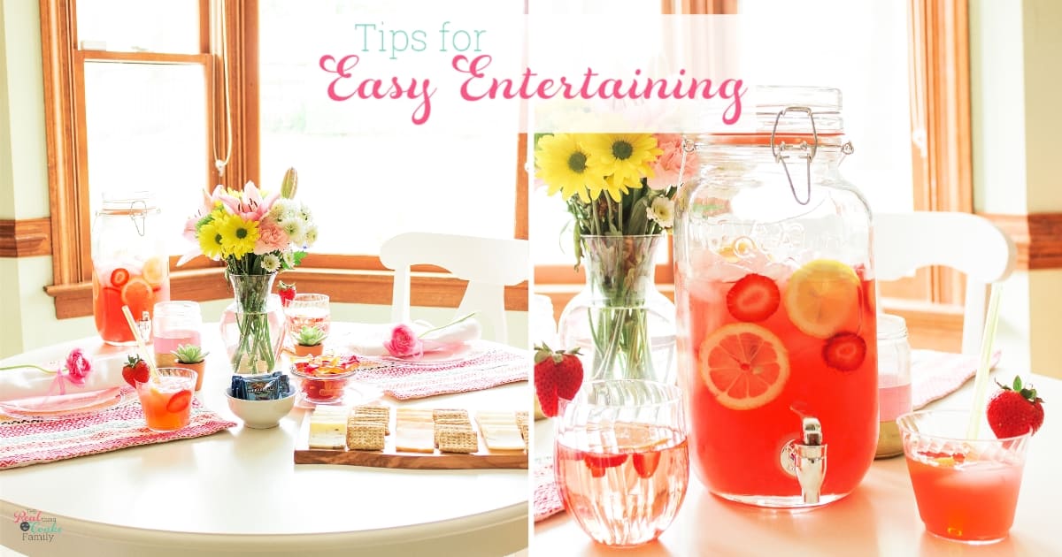 7 Tips for Quick, Stress Free Entertaining - Real Creative Real Organized