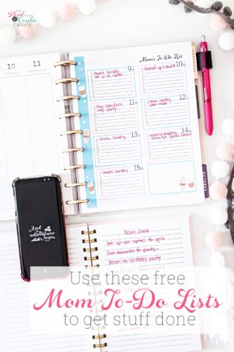 How to Use a Mom To Do List to Get Stuff Done and Stress Less - Real ...