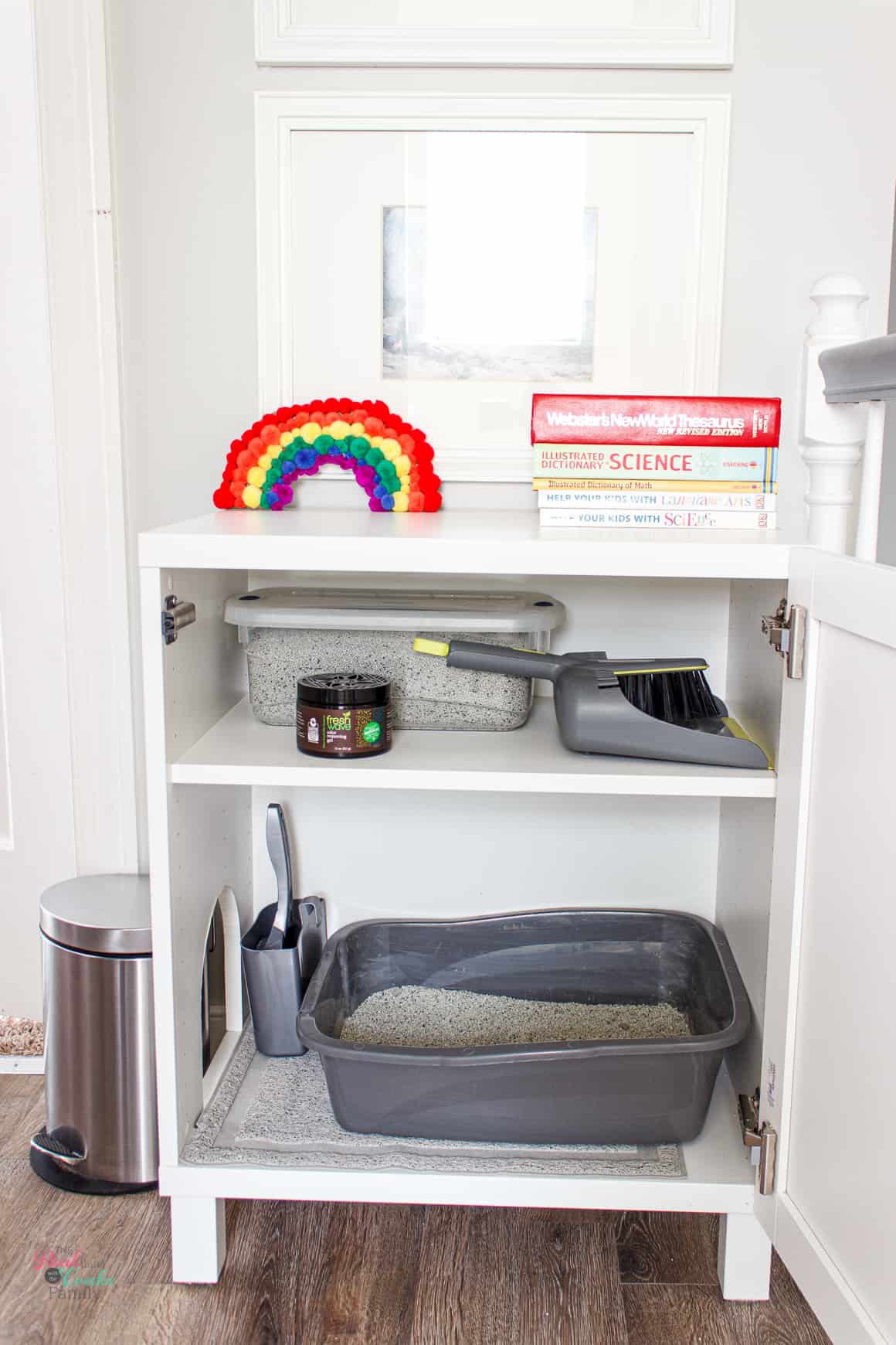 How to Make a DIY Hidden Litter Box from an IKEA Cabinet - Real ...