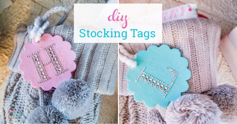 How to Make These Cute Personalized Stocking Tags - Real Creative Real ...