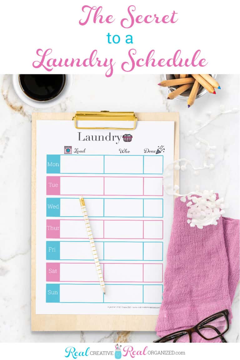 Laundry Schedule - How to Easily Get the Family Involved - Real ...